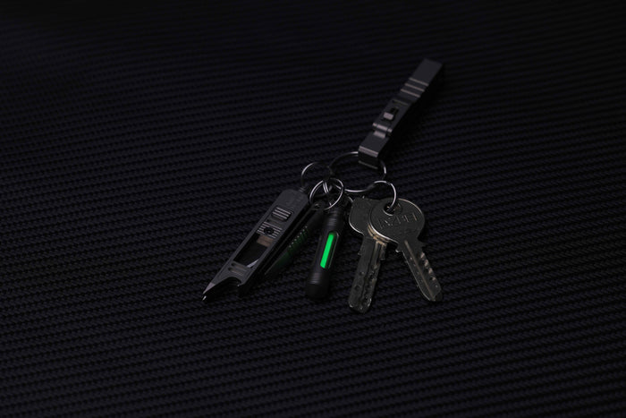 Antdesign Titanium Glow Keychain | Premium Tritium EDC