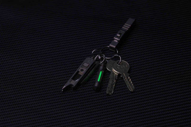 Antdesign Titanium Glow Keychain | Premium Tritium EDC