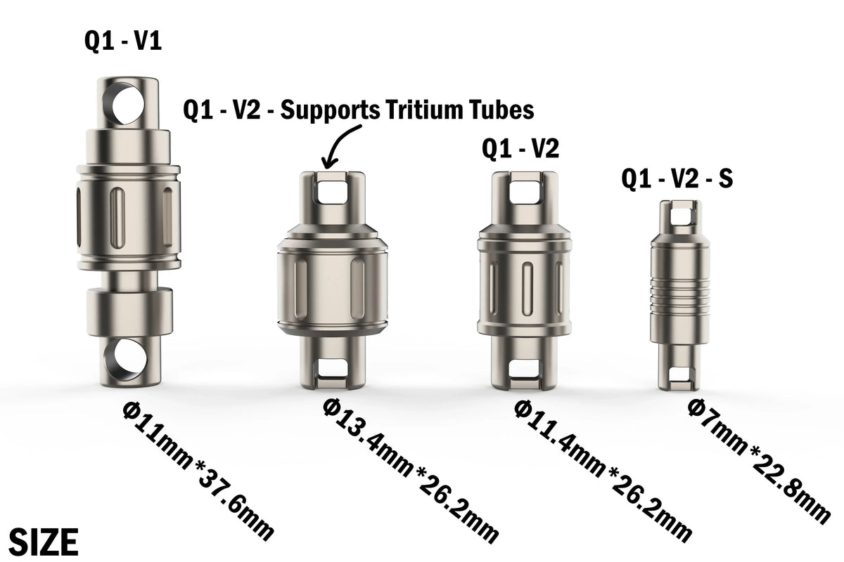 Q1 V2 Titanium Quick-Release Connector | Antdesign