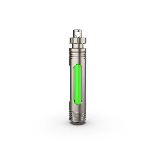 Antdesign Titanium Glow Keychain | Premium Tritium EDC